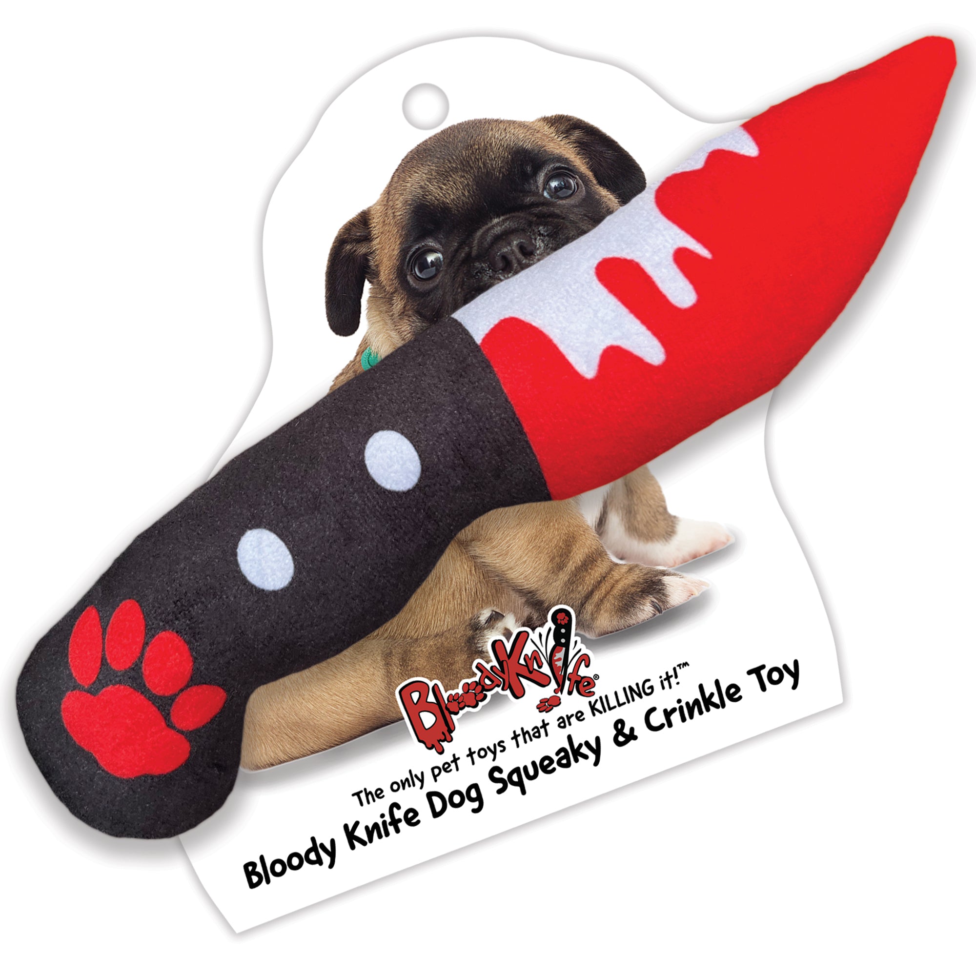 Original Bloody Knife® Dog Squeaky Toy - Official Store & Seller
